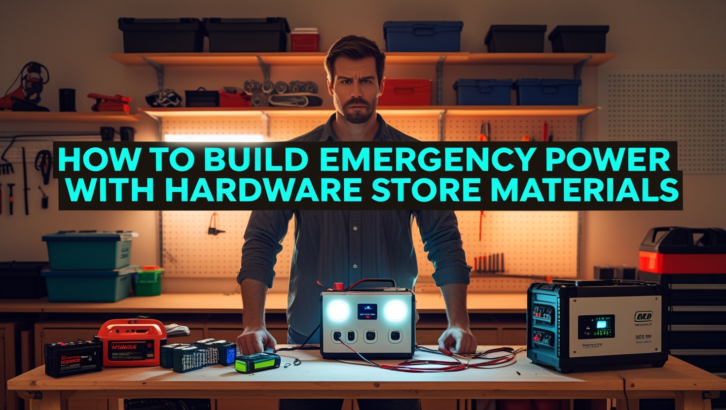 How to Build Emergency Power With Hardware Store Materials - Survival Power Tips, Off-Grid ...