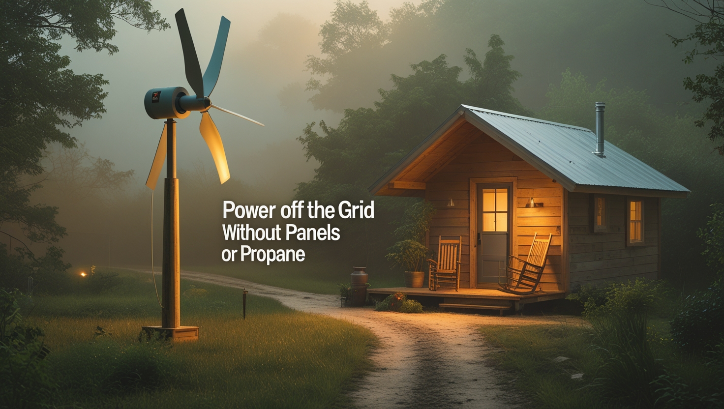 How to Create Power Off the Grid Without Panels or Propane - Survival ...